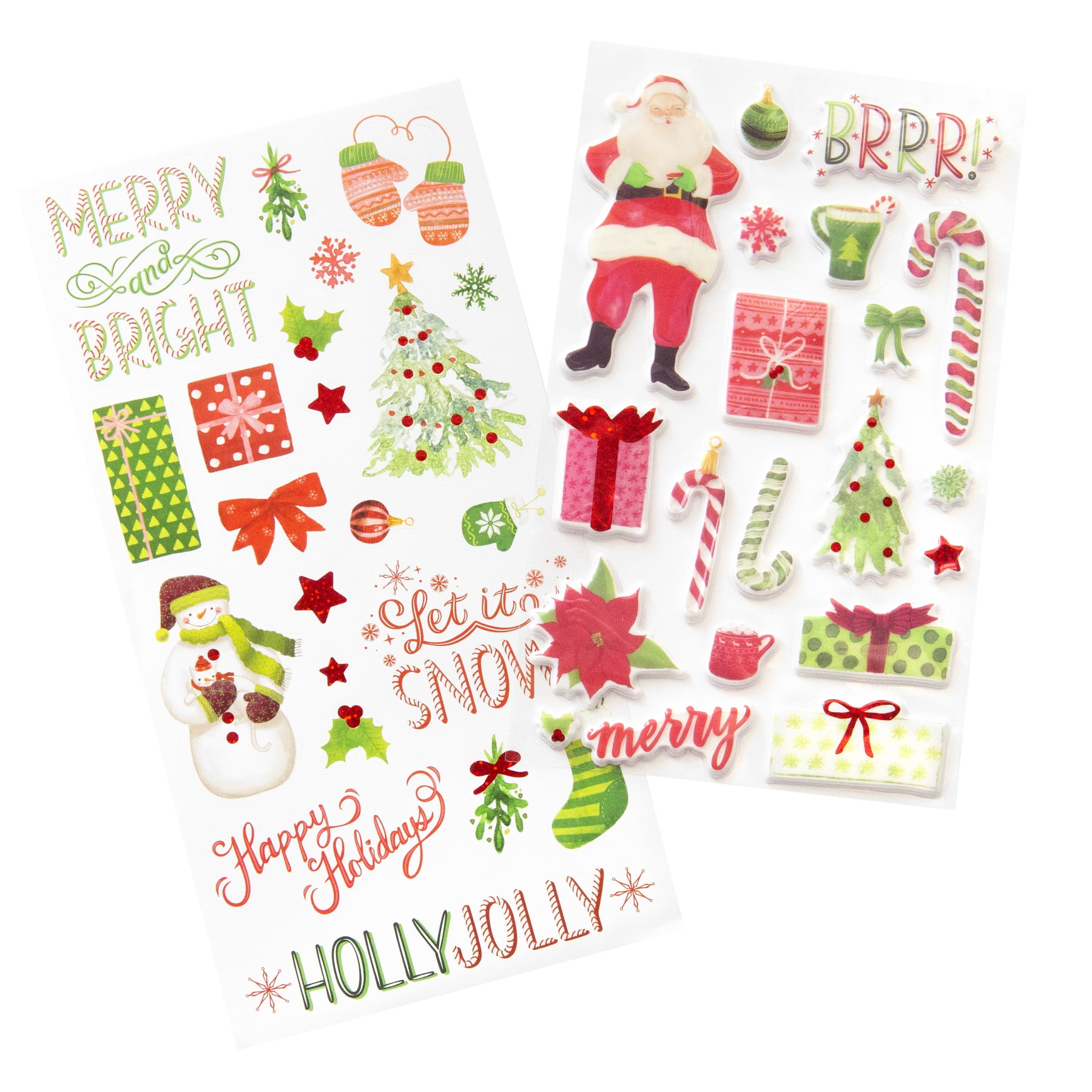 12 Pack: Christmas Sticker Pack by Recollections™ - Walmart.com