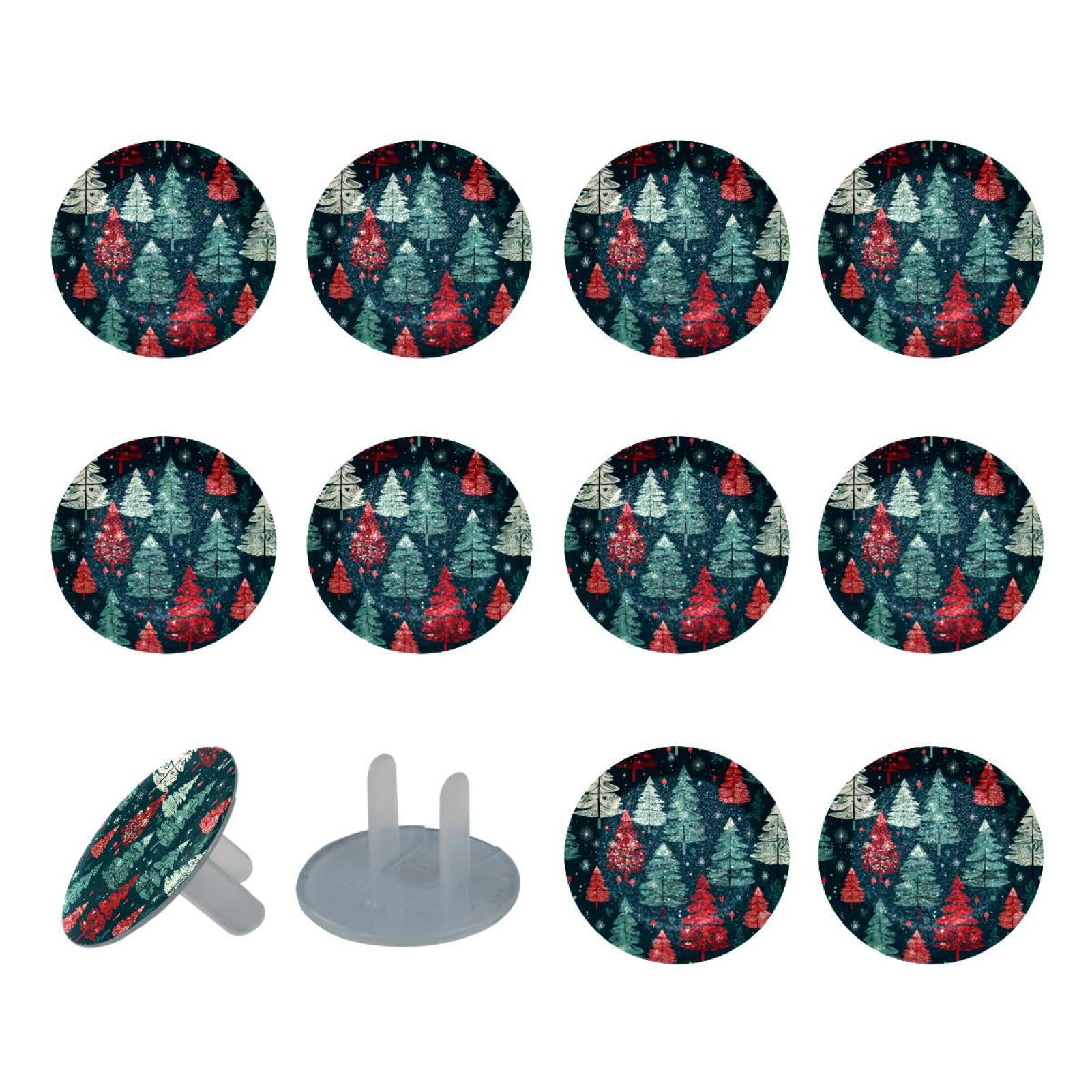 12 Pack Christmas Tree Outlet Covers Baby Proofing Socket Protectors ...