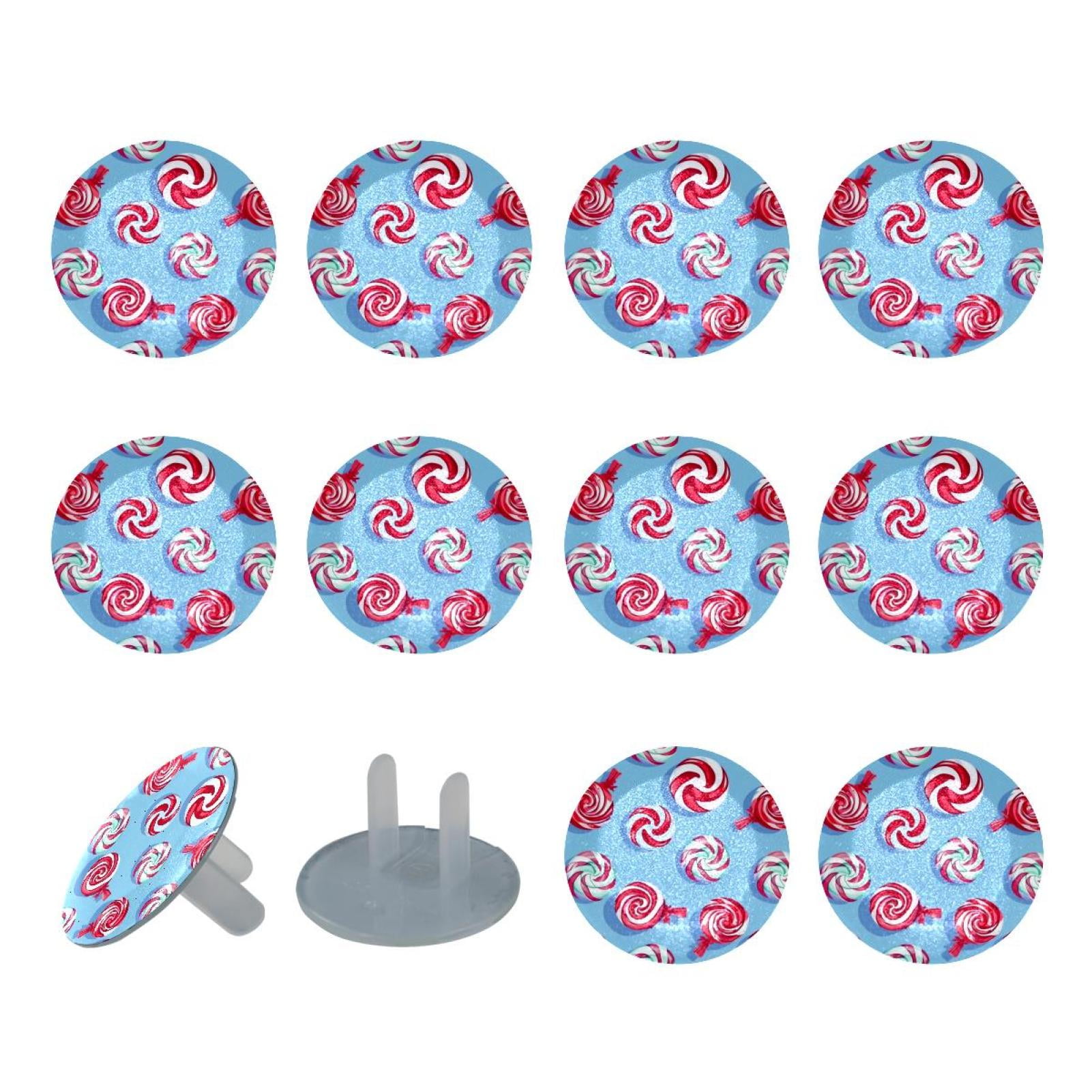 12 Pack Christmas candy 1 Outlet Covers Baby Proofing Socket Protectors ...