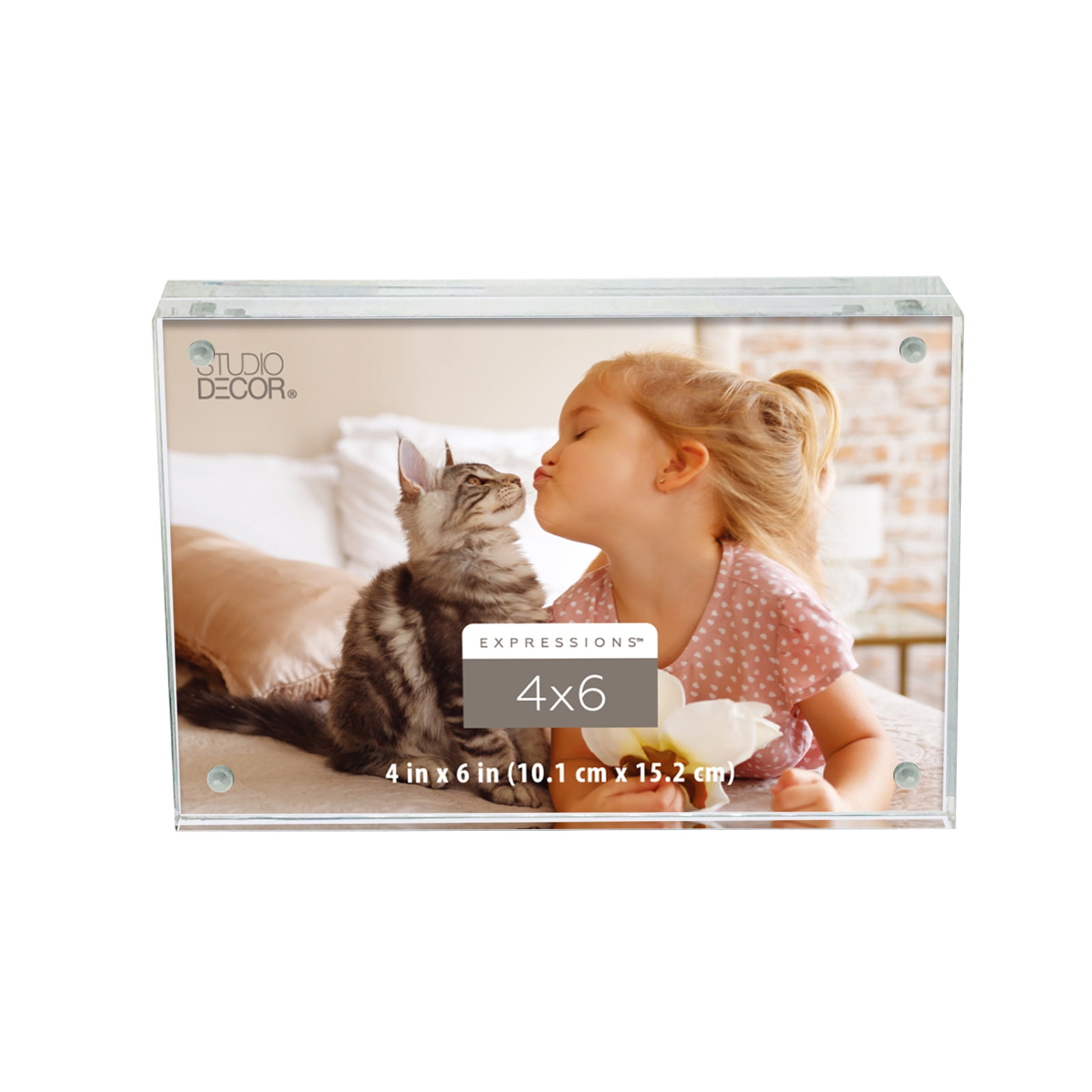 12 Pack: Expressions™ Clear Acrylic Block Frame by Studio Décor ...