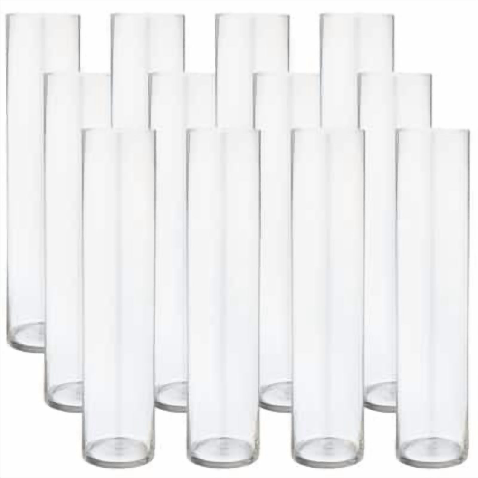 12 Pack: Clear Glass Cylinder Vase by Ashland - Walmart.com