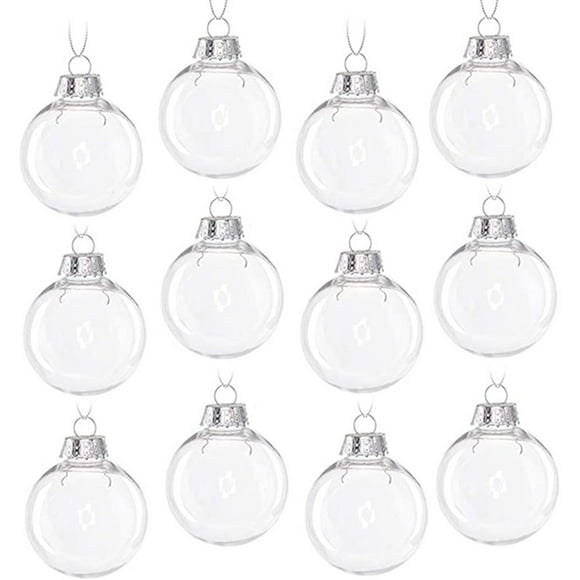 Clear Glass Baubles