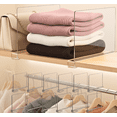 12-Pack Clear Shelf Dividers, Closet Organizer for Purses, Handbags ...