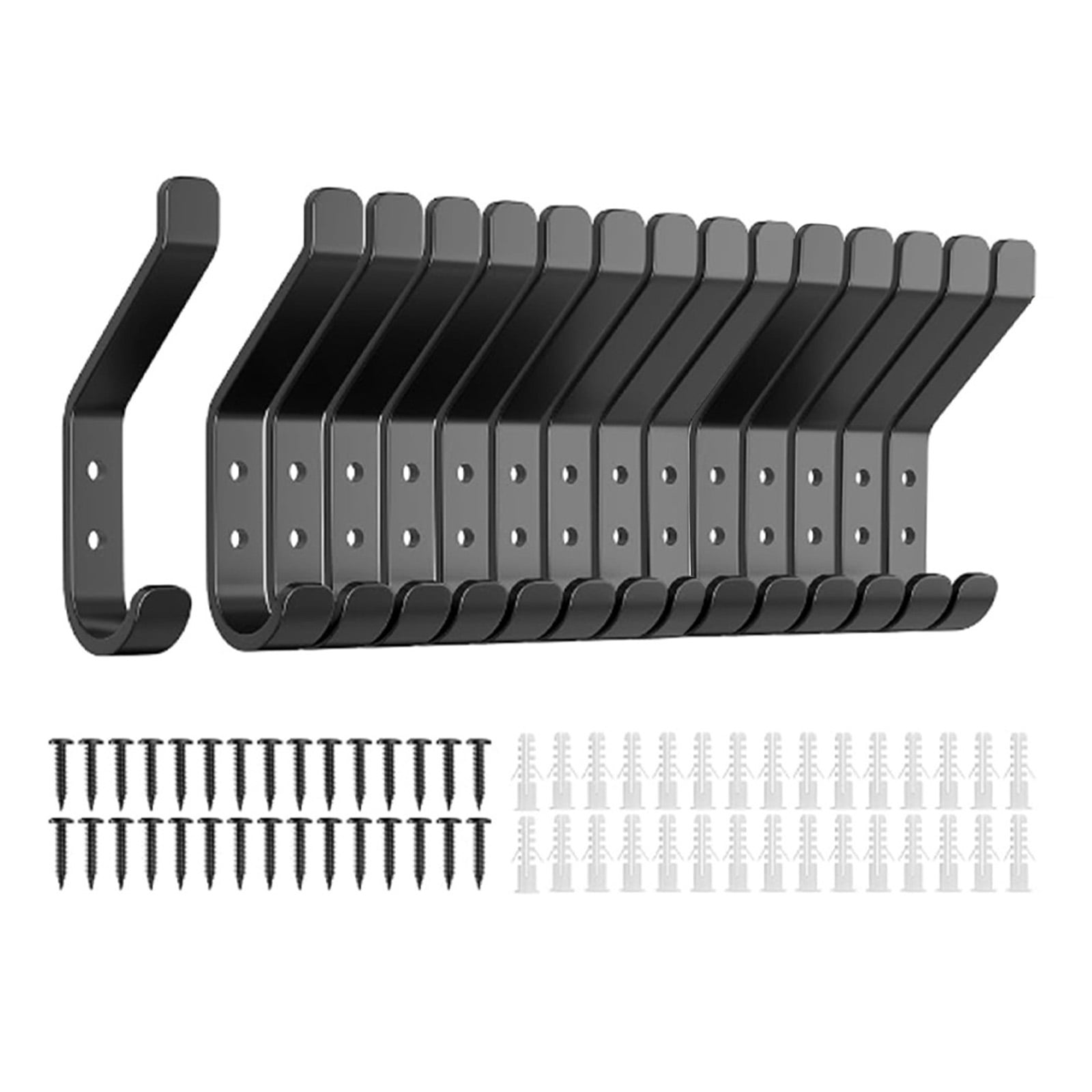 12 Pack Coat Hooks, 30KG Load Bearing Wall Hook for Hanging(Max), 1.6 ...