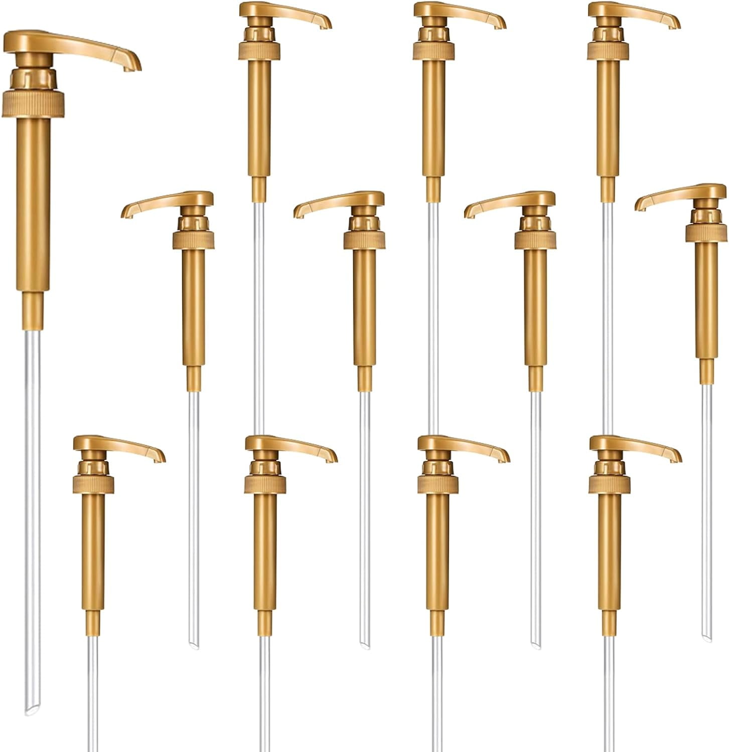 12 Pack Coffee Syrup Pump Dispensers, Fit for Torani Syrup Bottles ...