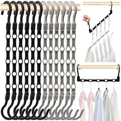 12 Pack College Dorm Room Essentials for Girls Guys,Closet Organizers ...