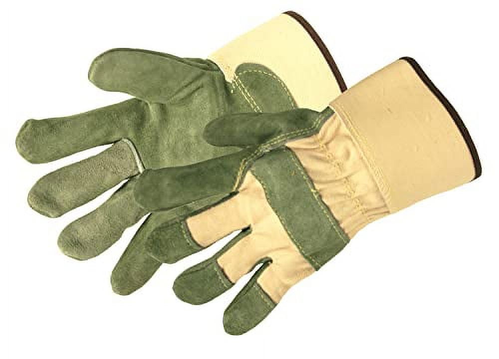 12-Pack of Cordova 7500AL Premium Work Gloves, Double Chrome Tanned, Heavy Side Split Leather ...
