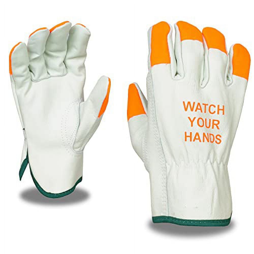 Cordova 8216WYHL Grain Cowhide Driver Gloves, Unlined, Shirred Elastic ...