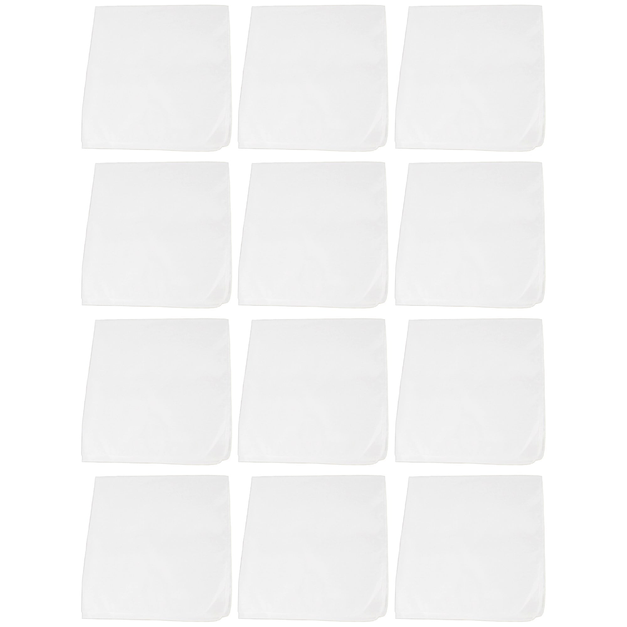 12 Pack Cotton Bandanas in Plain Colors for Crafts, Costumes, Workwear ...