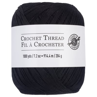 12 Pack: Crochet Thread by Loops & Threads - Walmart Business Supplies
