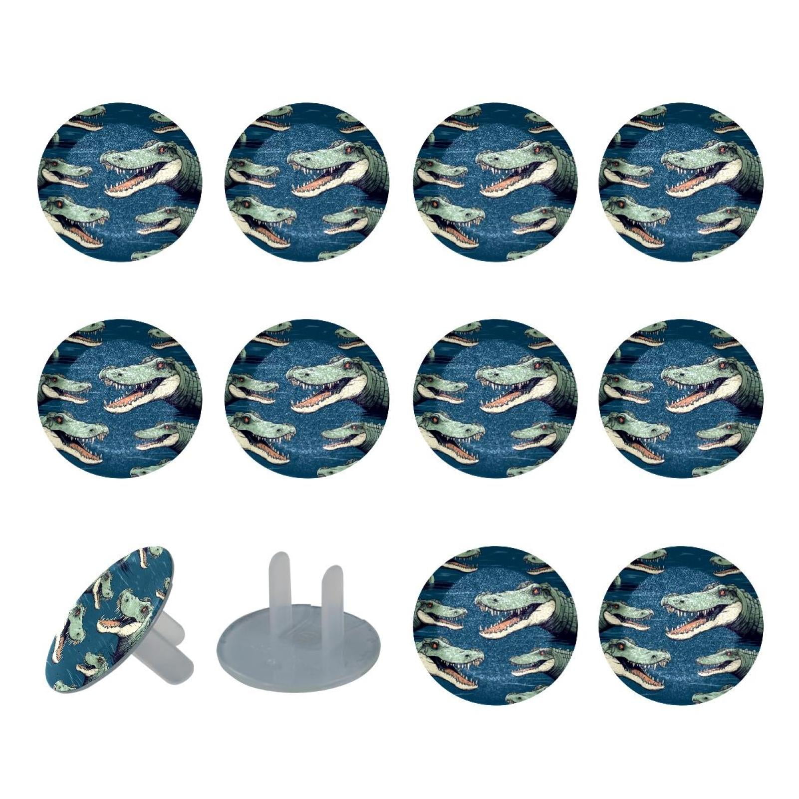 12 Pack Crocodile Outlet Covers Baby Proofing | Safe Electric Plug ...