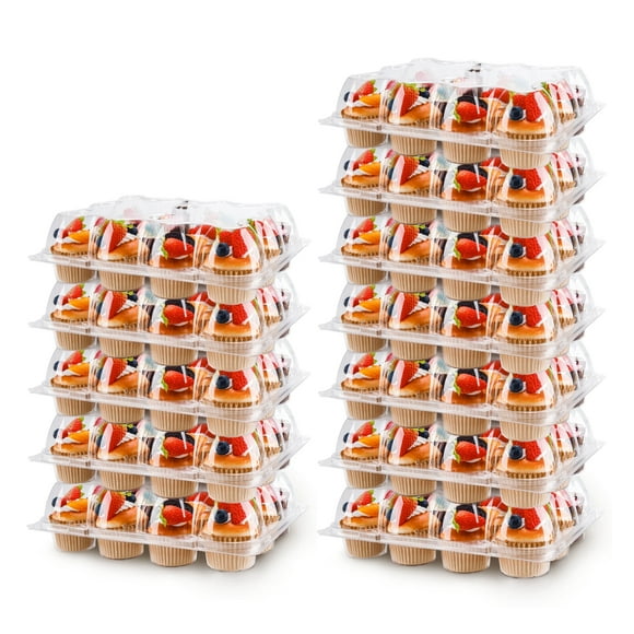 Plastic Food Storage and Cake Carriers for Easy Baking and Storage