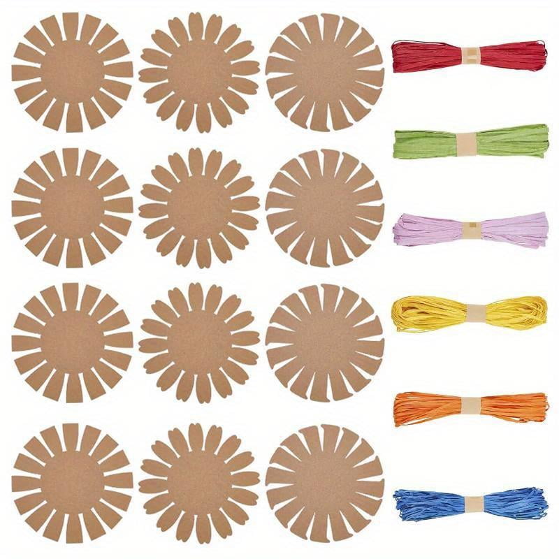 12 Pack DIY Handmade Baskets Knitting Kits Creative Weaving Baskets ...