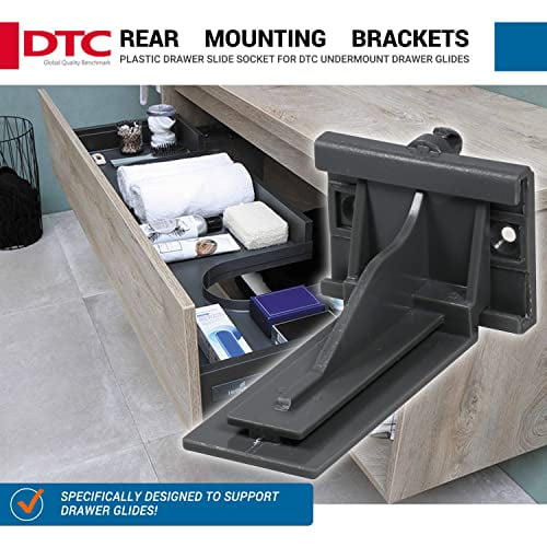 12 Pack DTC Rear Mounting Brackets Heavy Duty Drawer Slide Socket ...
