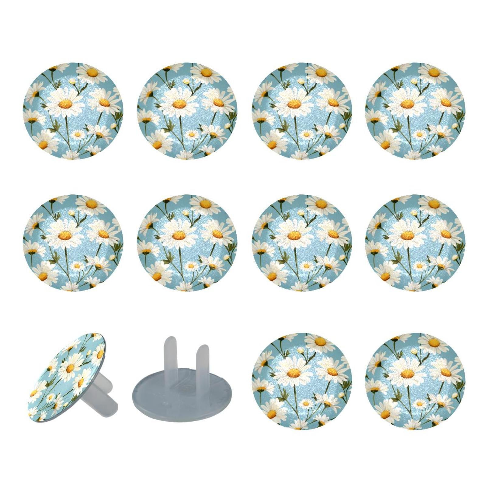 12 Pack Daisy Outlet Covers Baby Proofing Socket Protectors Child ...