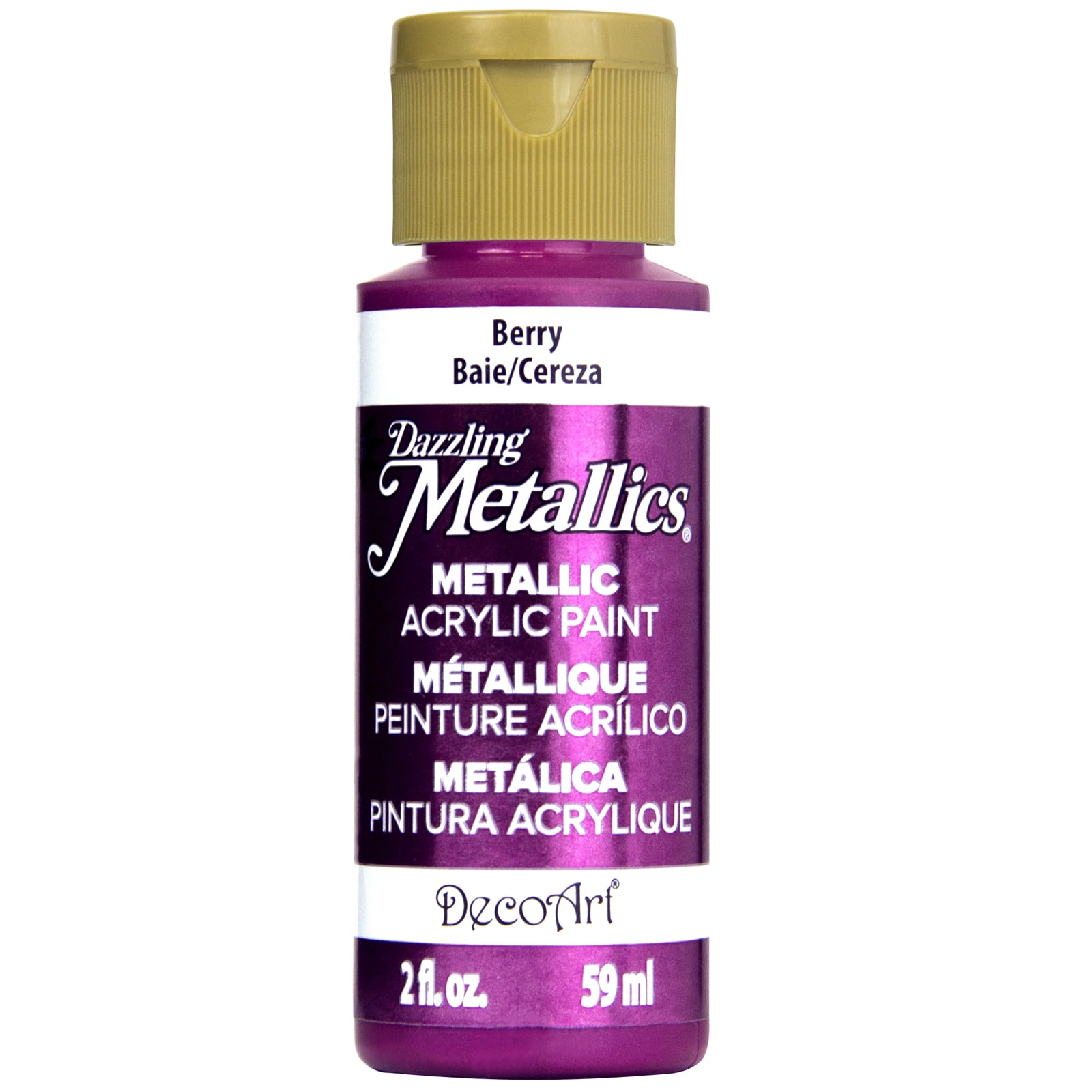 DecoArt Dazzling Metallics Paint, 2oz., 12 Pack - Walmart.com