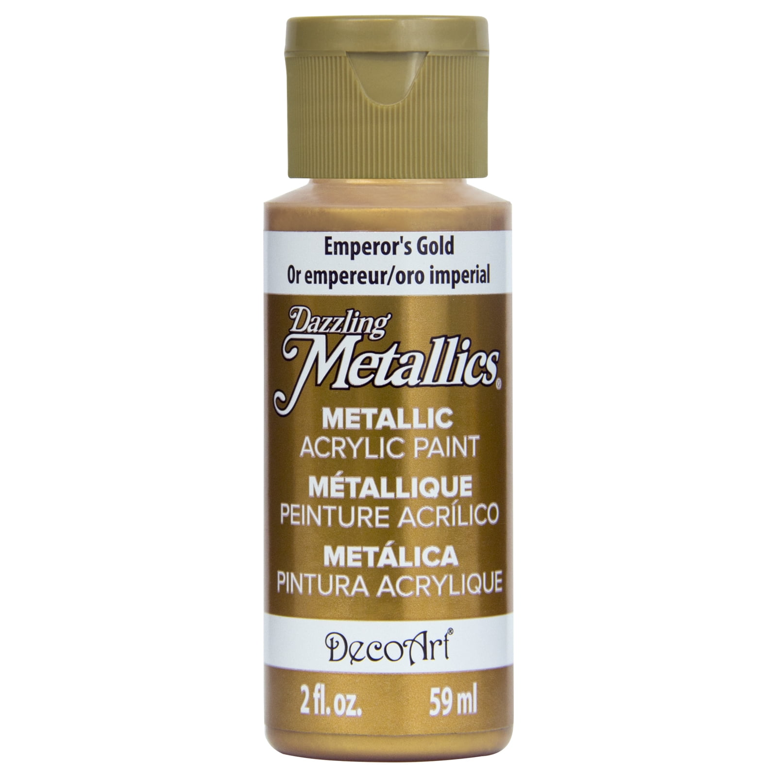12 Pack: DecoArt® Dazzling Metallics® Paint - 2oz. - Walmart.com