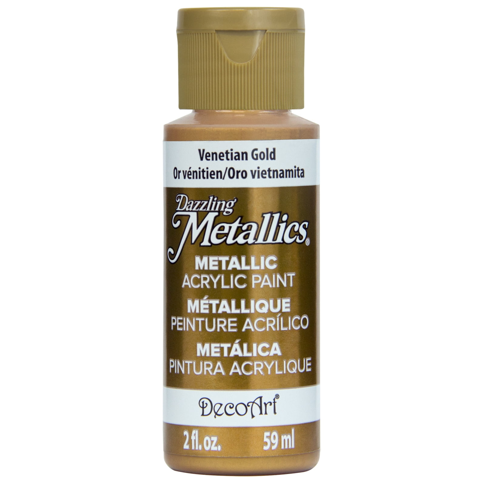 12 Pack: DecoArt® Dazzling Metallics® Paint - 2oz. - Walmart.com