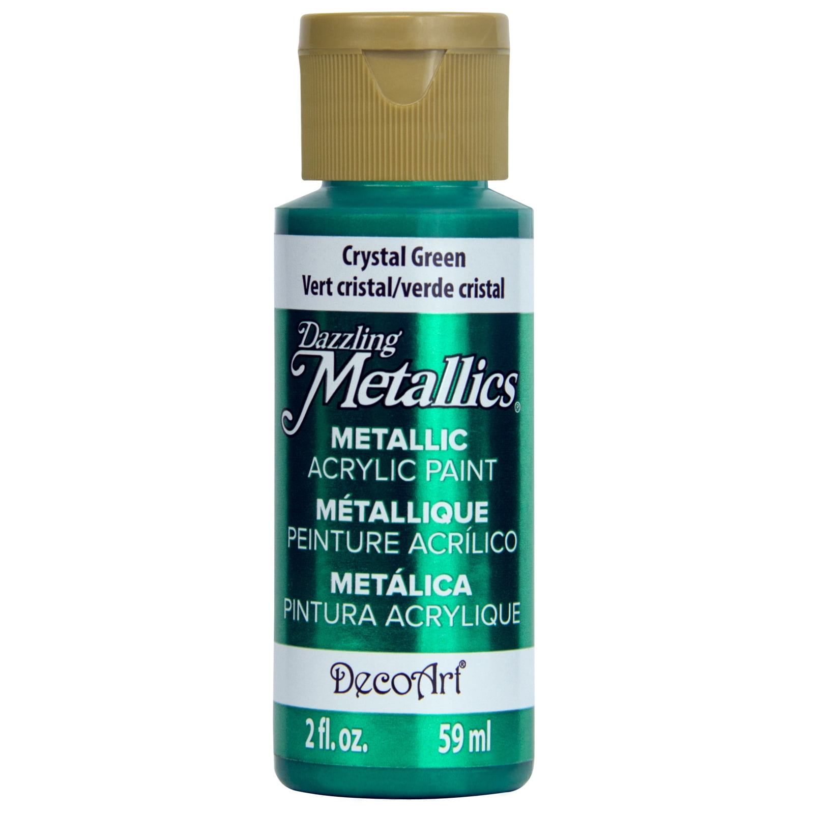 12 Pack: DecoArt® Dazzling Metallics® Paint - 2oz. - Walmart.com