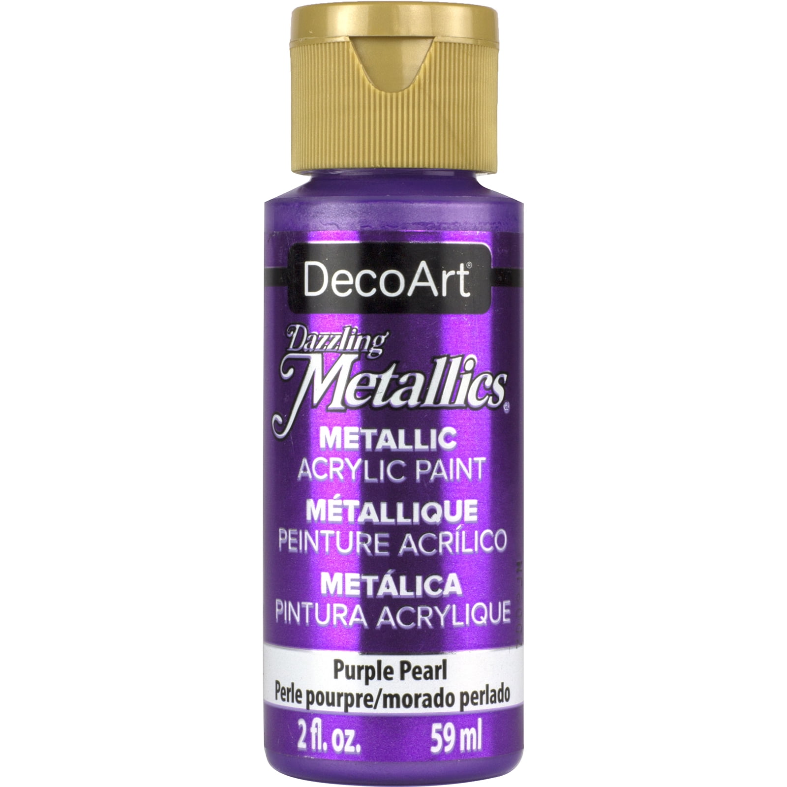 12 Pack: DecoArt® Dazzling Metallics® Paint - 2oz. - Walmart.com