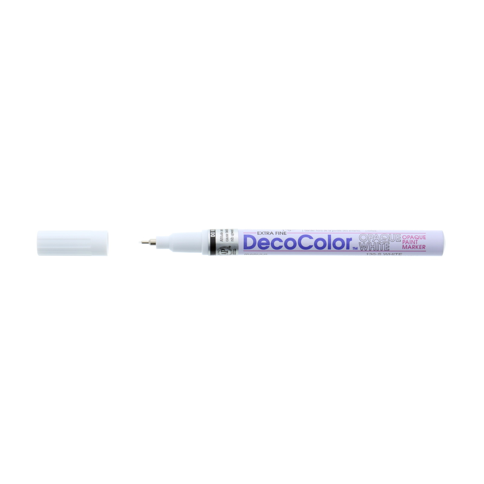 12 Pack: DecoColor® Extra Fine Tip White Acrylic Paint Marker - Walmart.com