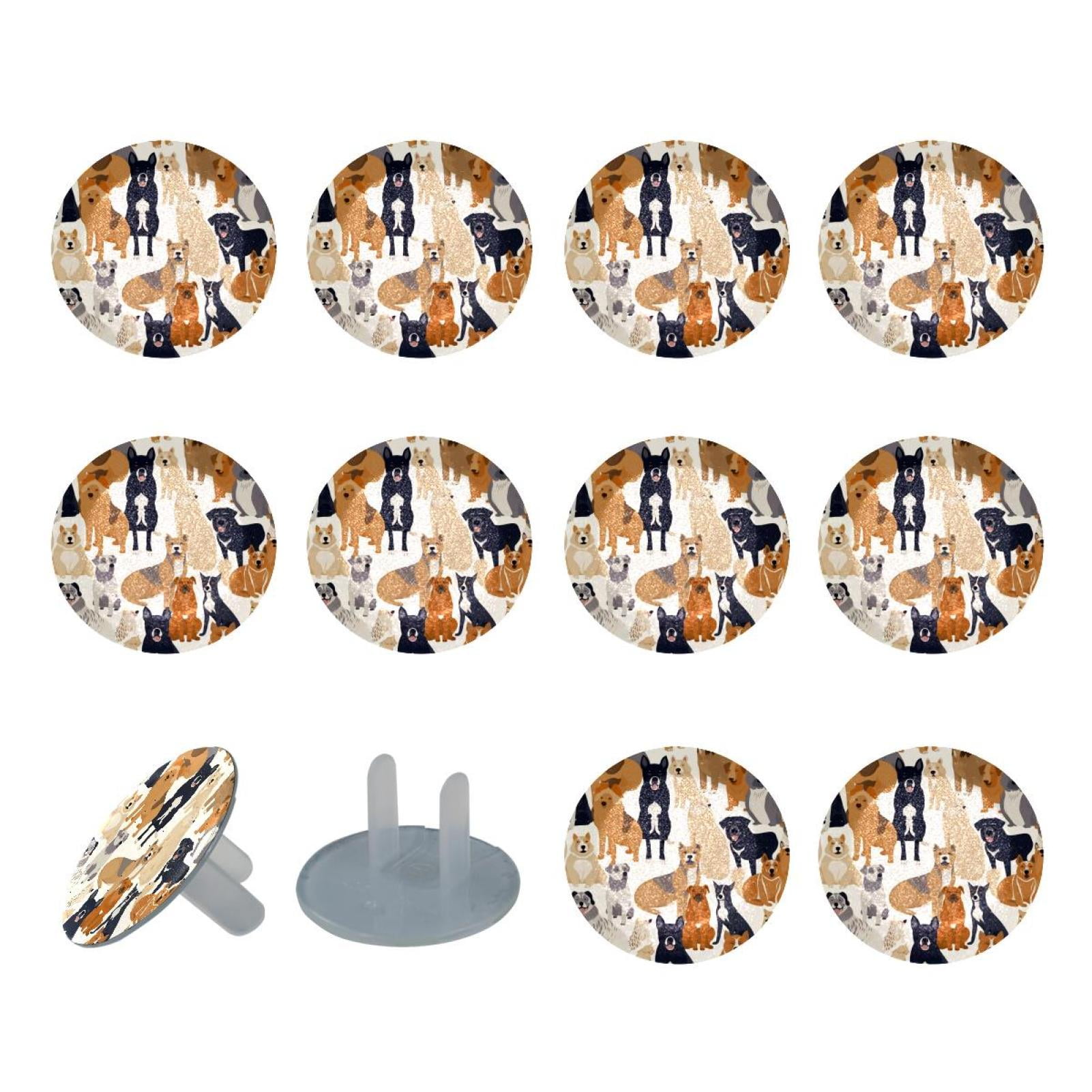 12 Pack Different Breeds of Dog Outlet Covers Baby Proofing | Safe ...