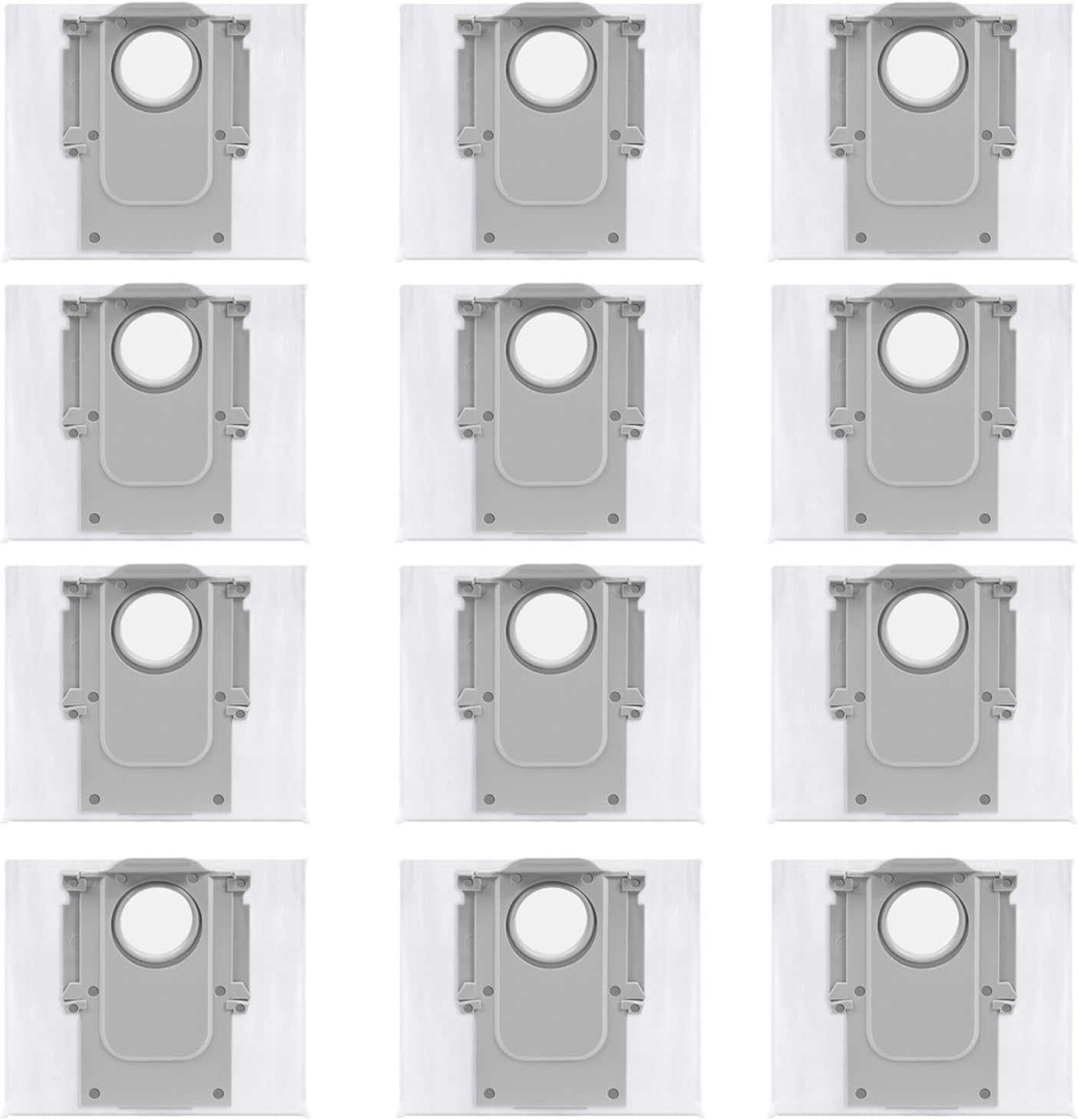12 Pack Disposable Dust Bag Compatible With Roborock S8 Pro Ultra / S8 ...