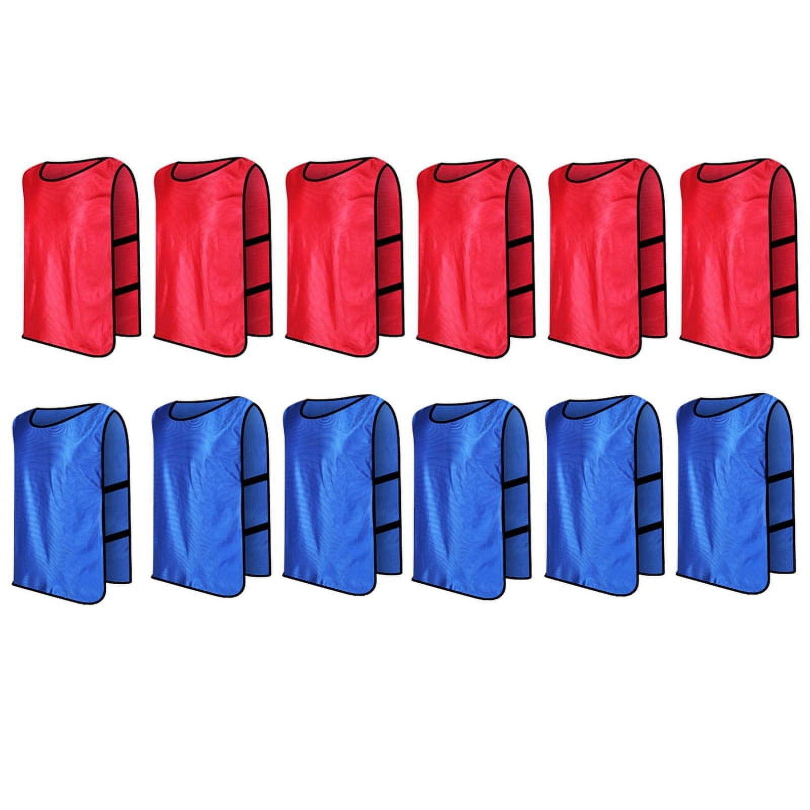 12 Pack Dodgeball Game Vests Soccer Practice Jerseys Training Vest for ...