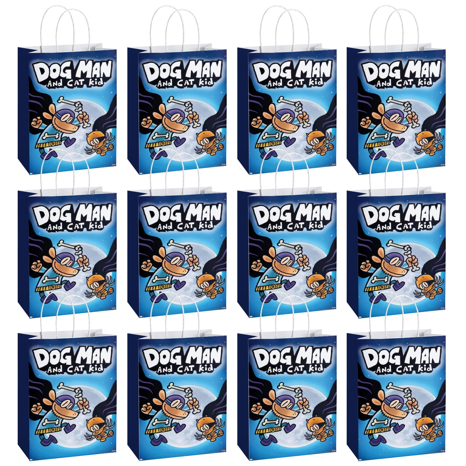 12 Pack Dog man Party Gift Bags Party Decorations, Birthday Party ...