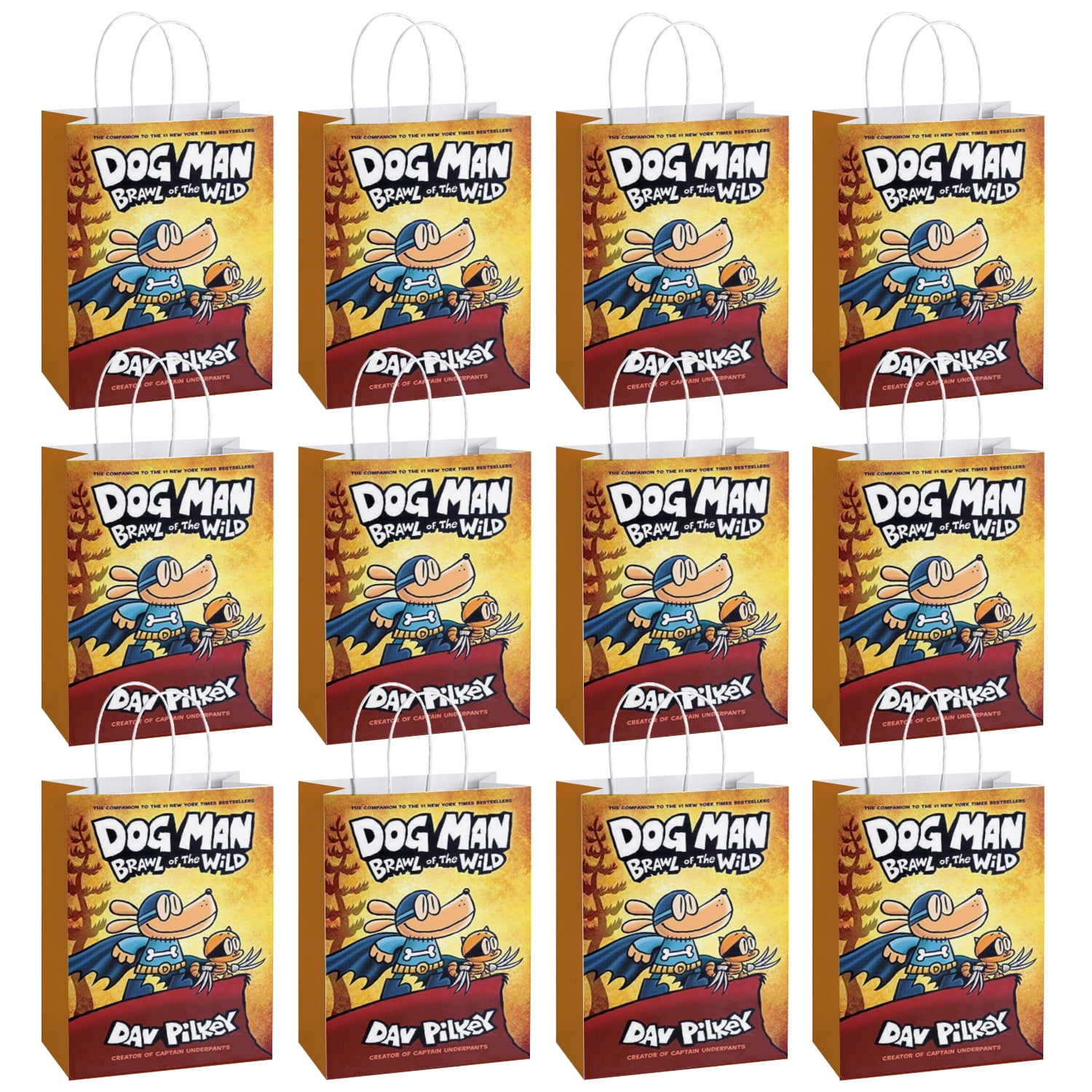 12 Pack Dog man Party Gift Bags Party Decorations, Birthday Party ...
