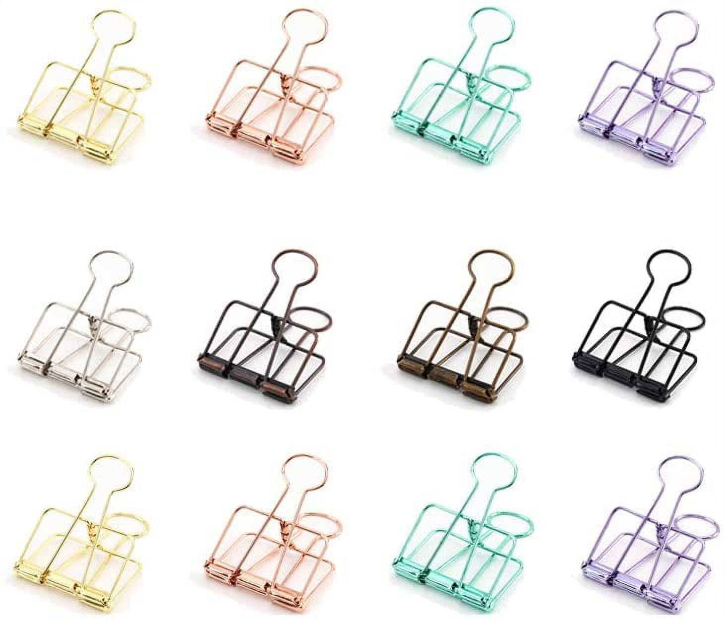 12 Pack Double Clip Clips, Wire Clips, Creative Hollow Drawing Clips ...