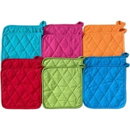 VHC Brands Cotton Pot Holder Set of 2, Heat Resistant, Kitchen ...