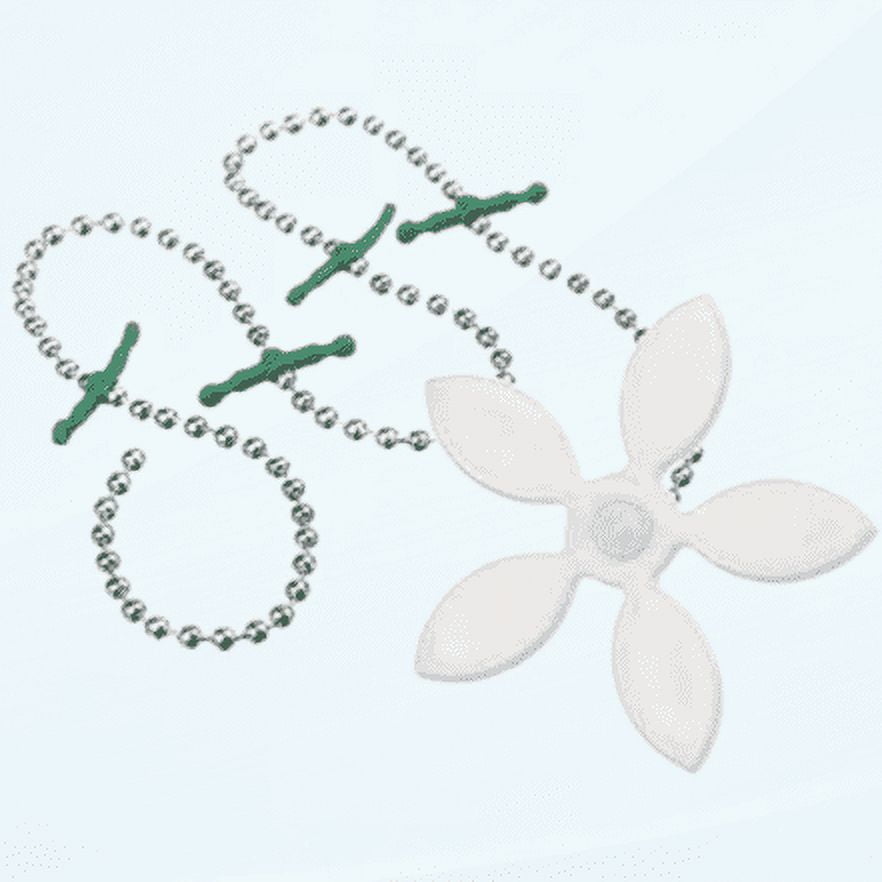 12 Pack Drain Hair Catcher Flower Shower Hair Cleaning Chain Hair Trap ...