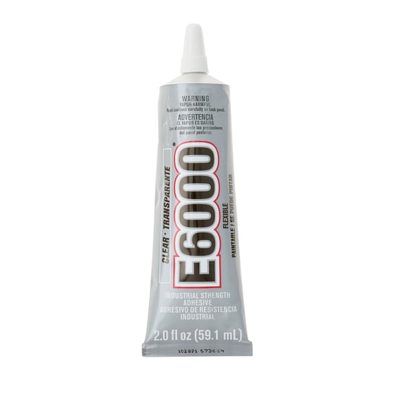 E6000® Industrial Adhesive, 12 Pack, 2oz, Craft & Heavy Material Glue ...