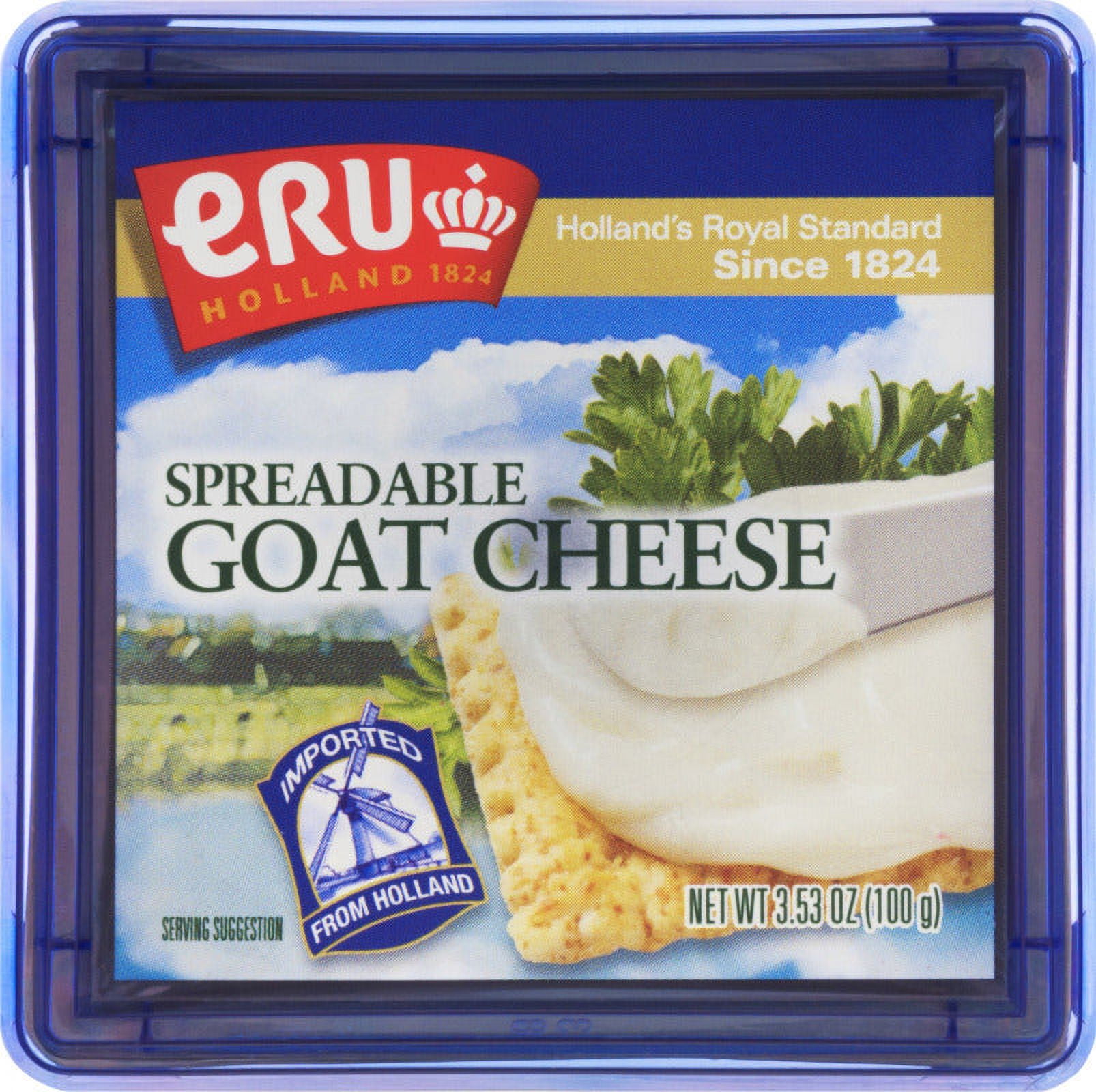 (12 Pack)ERU HOLLAND Cheese Spread, Goat, 3.5 ounce. - Walmart.com