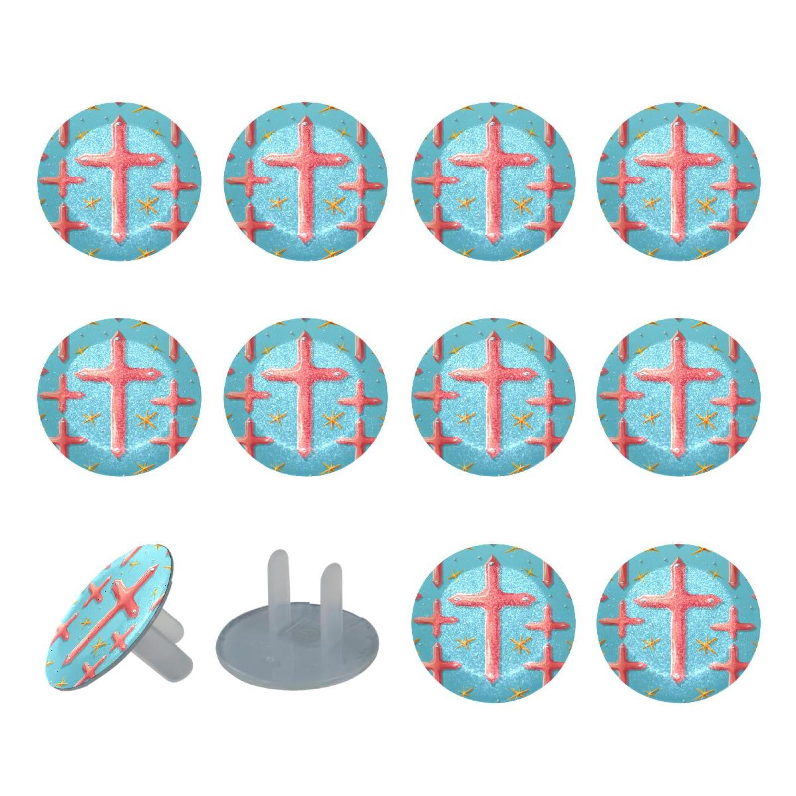 12 Pack Easter Cross Outlet Covers Baby Proofing Plug Covers - Walmart.com
