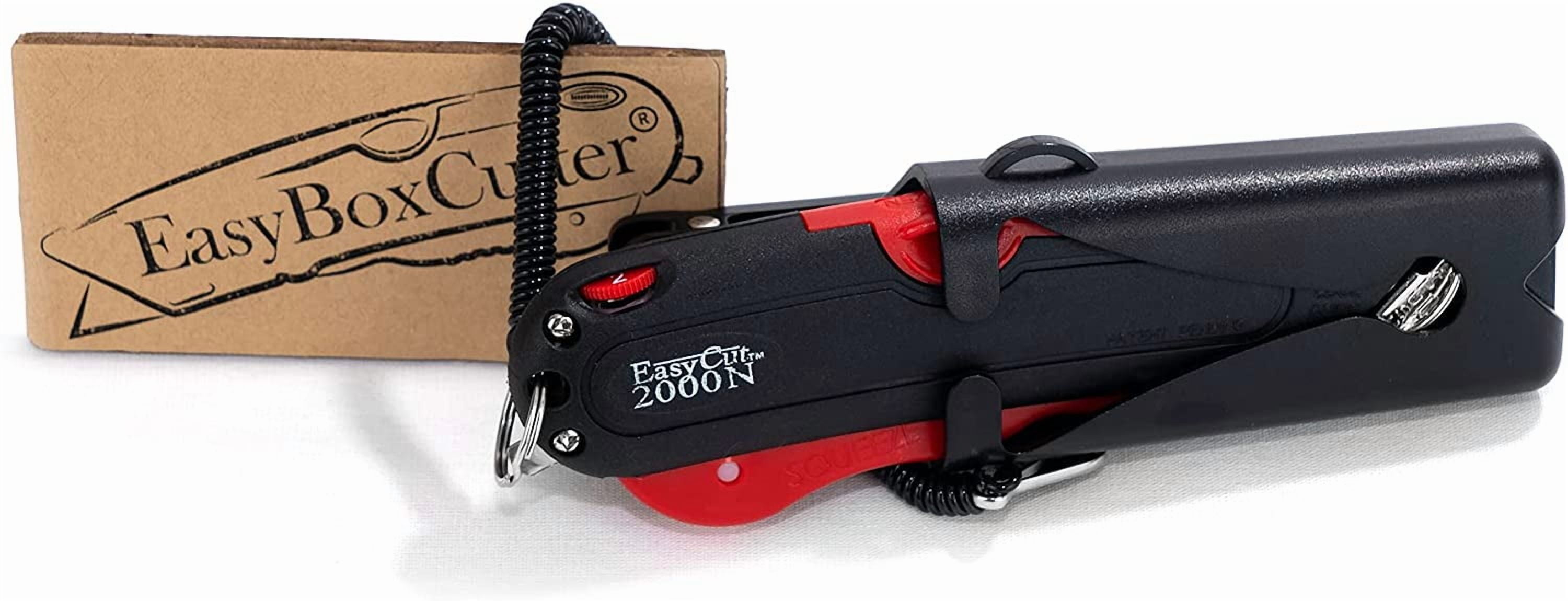 12 Pack Easycut Red Safety Box Cutters Easy Cut - Walmart.com