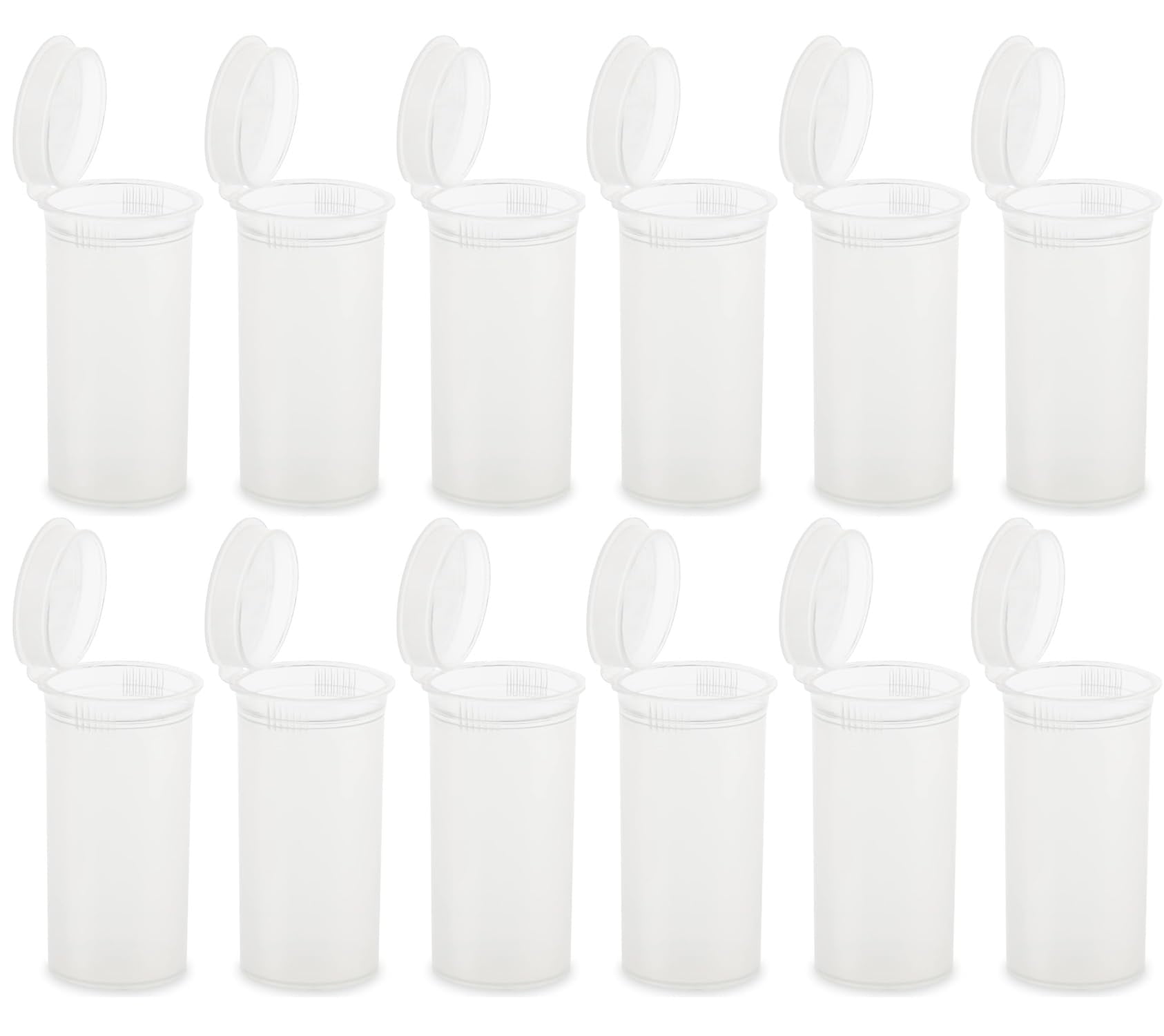 12 Pack Empty Plastic Pill Bottles with Caps, Airtight Multi-Purpose 13 ...