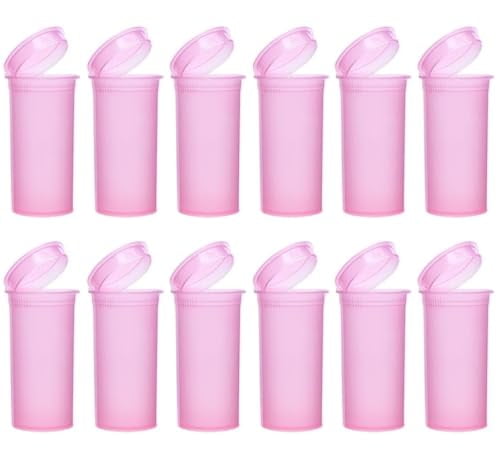 12 Pack Empty Plastic Pill Bottles with Caps, Airtight Multi-Purpose 13 ...