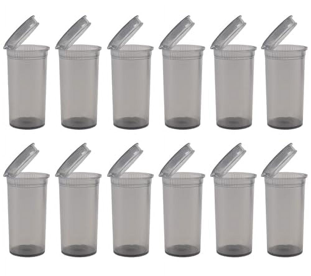 12 Pack Empty Plastic Pill Bottles with Caps, Airtight Multi-Purpose 13 ...