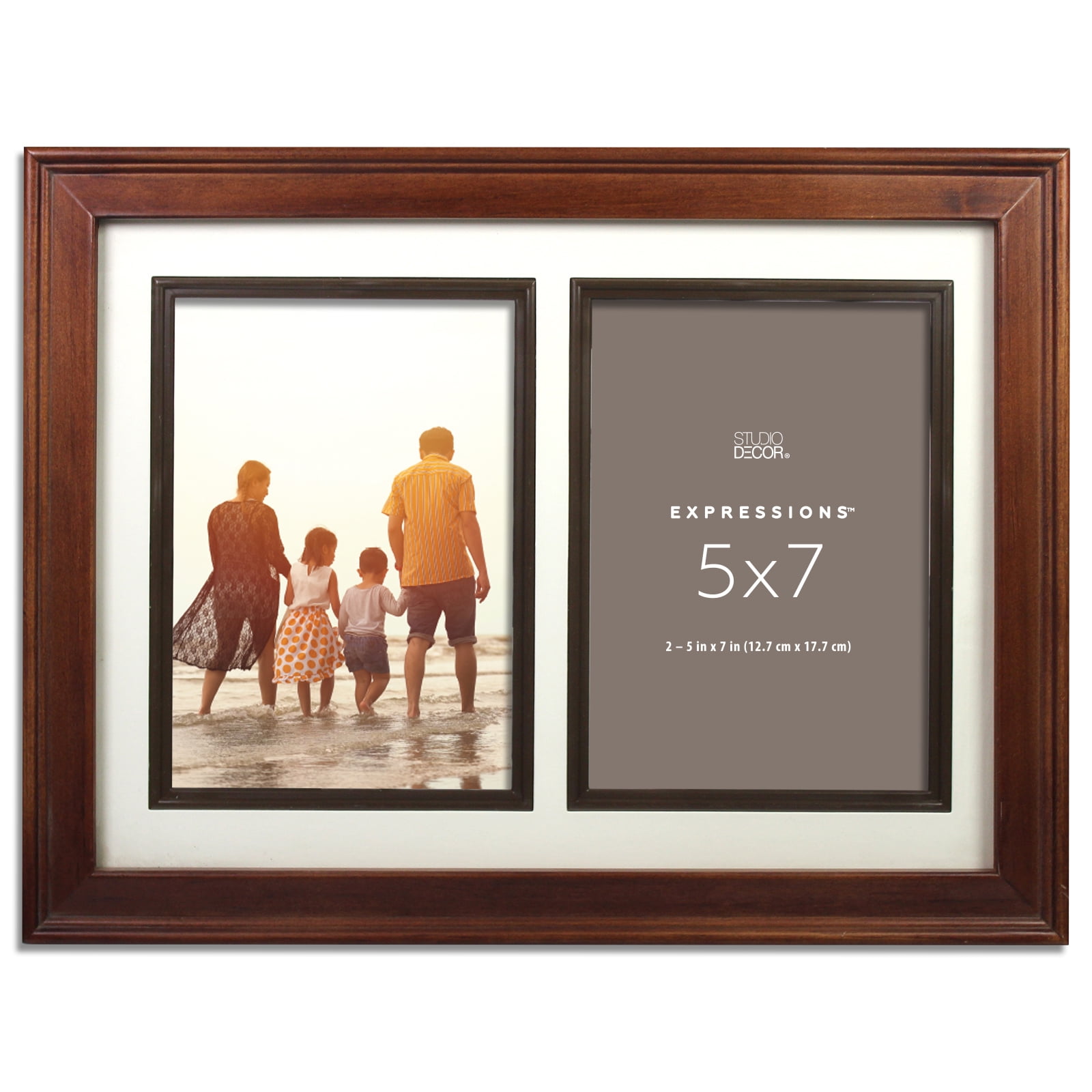 12 Pack: Espresso 5" x 7" - 2 Opening Collage Frame - Expressions™ by ...