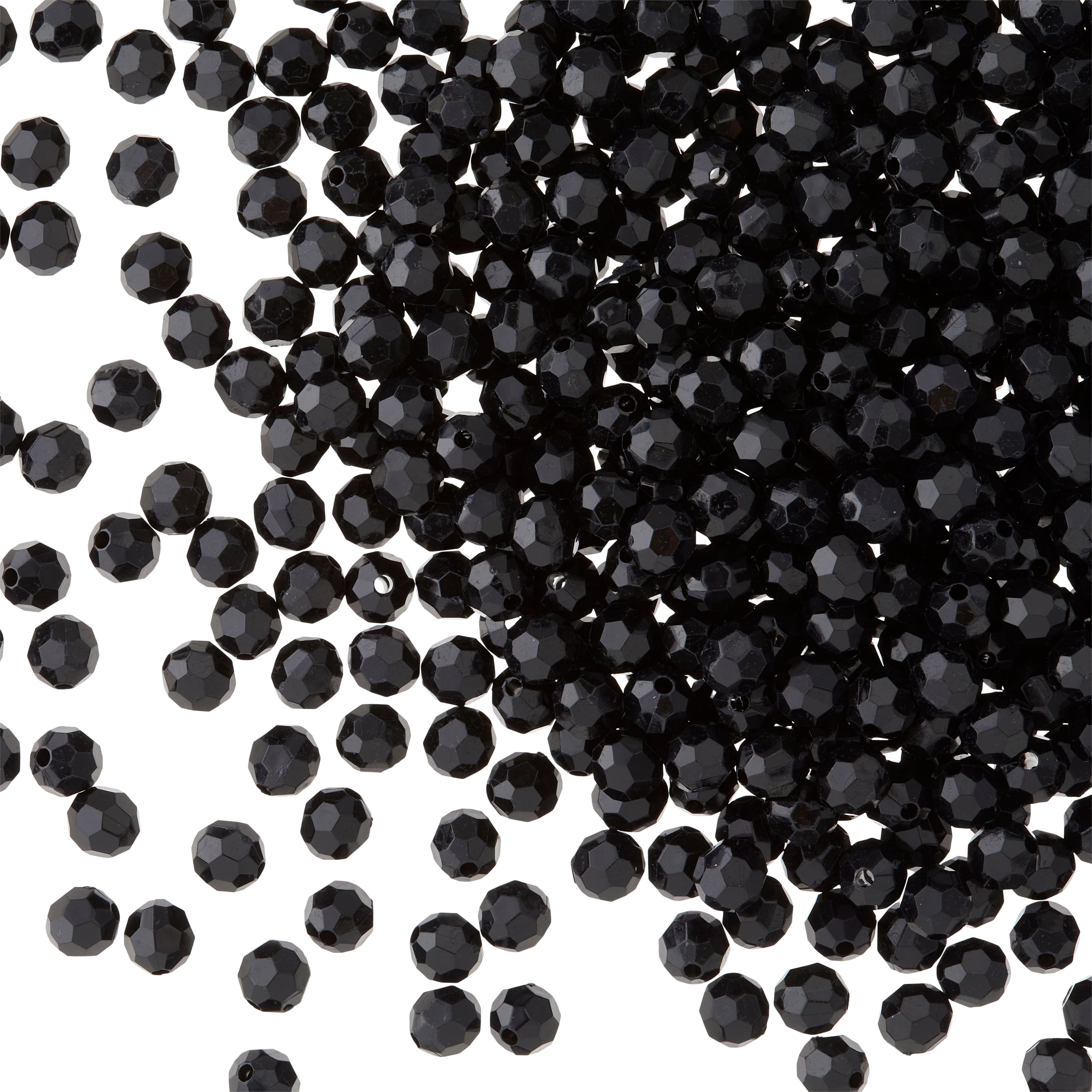 12 Pack: Faceted Acrylic Round Bead Value Pack - 8mm by Bead Landing ...