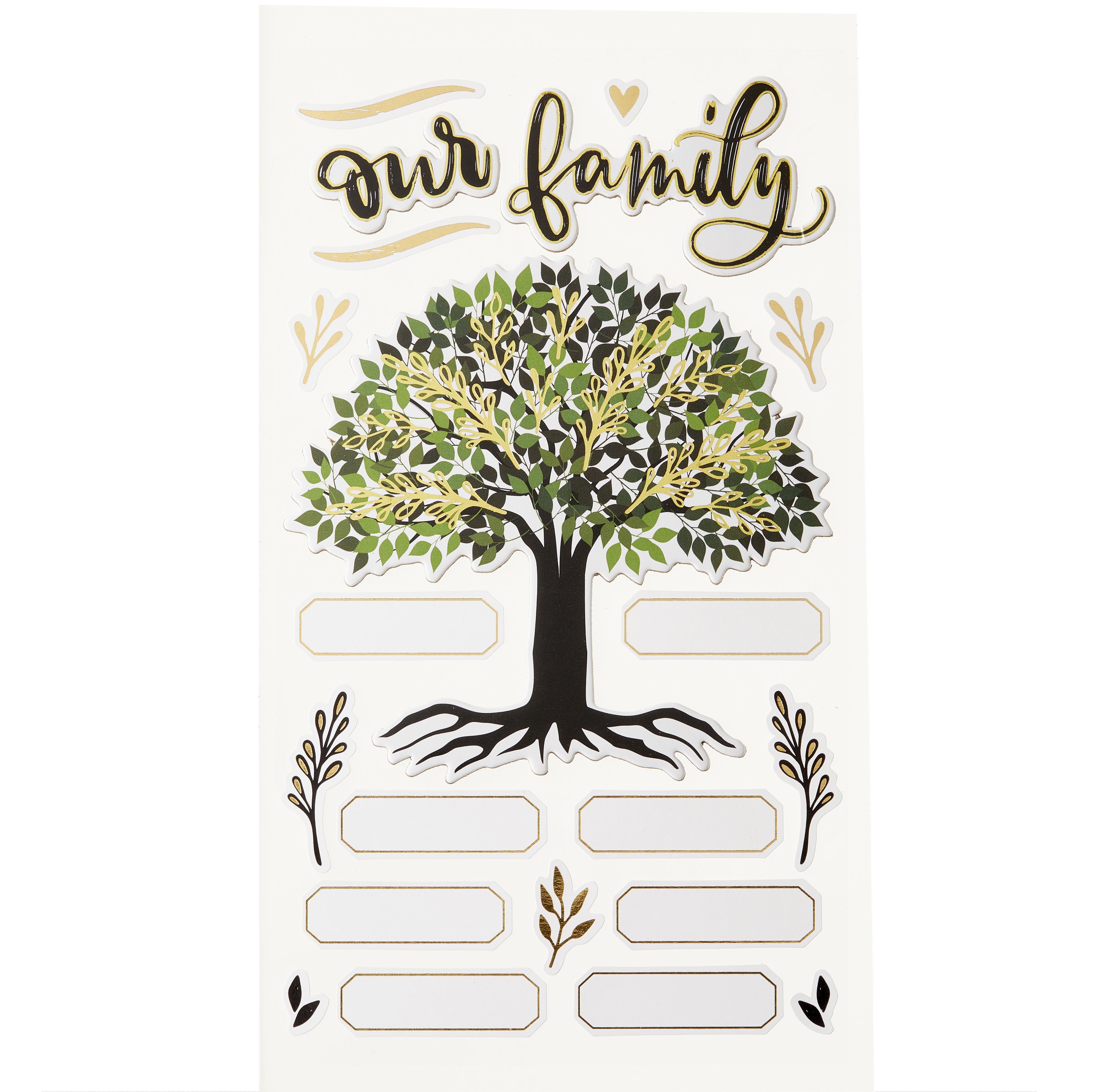 12 Pack: Family Tree Dimensional Stickers by Recollections™ - Walmart.com