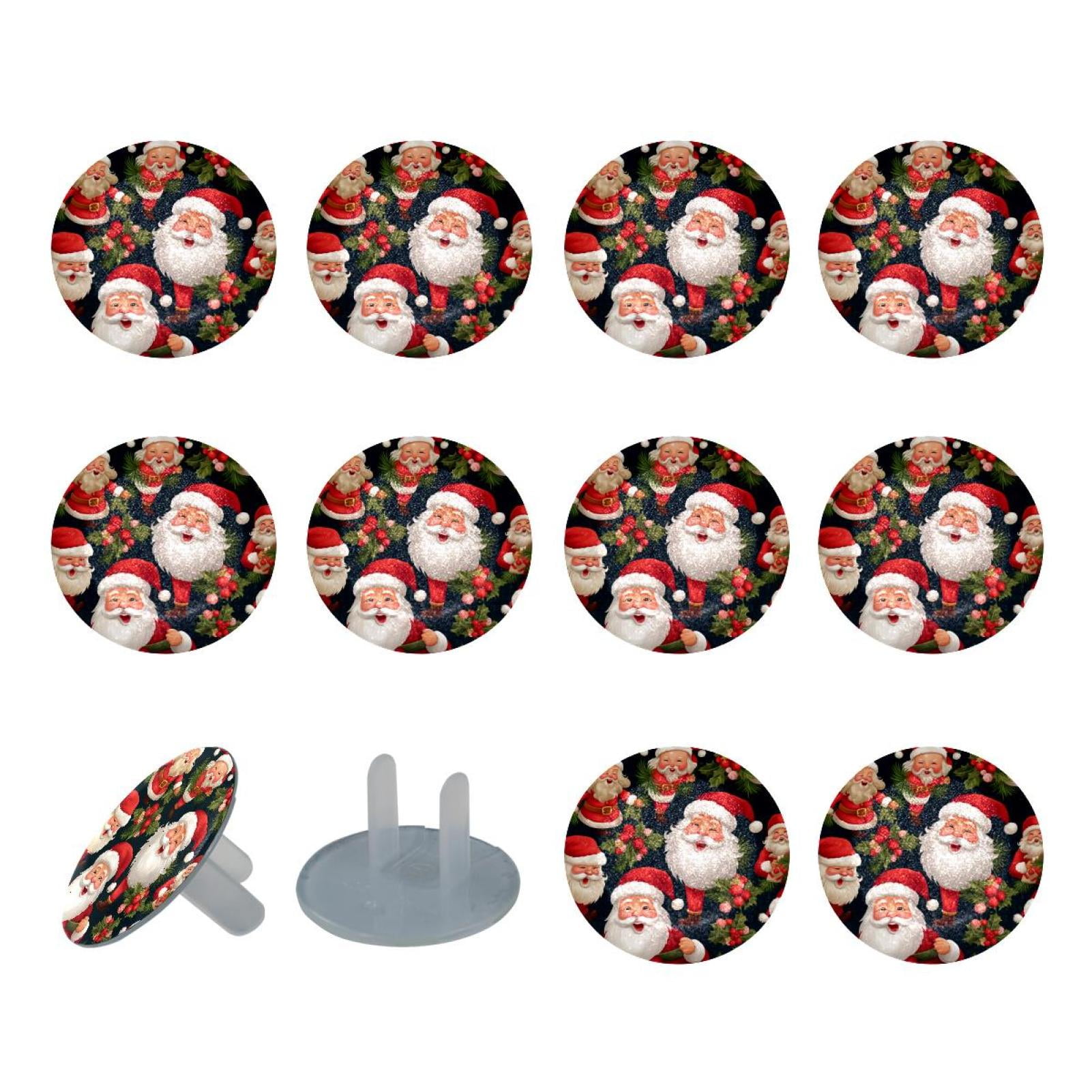 12 Pack Father Christmas Santa Claus Outlet Covers Baby Proofing | Safe ...
