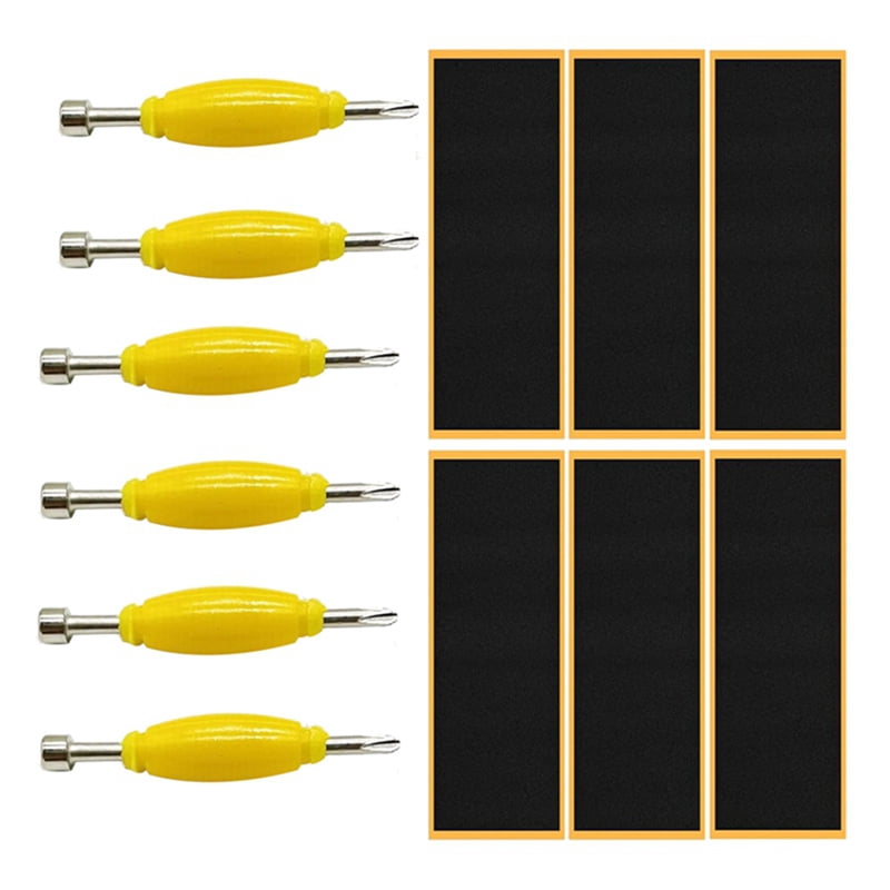 12 Pack Fingerboard Grip Tape Sticky Foam Sticker Replacement ...