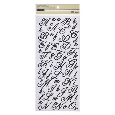 12 Pack: White Alphabet Stickers by Recollections™ - Walmart.com