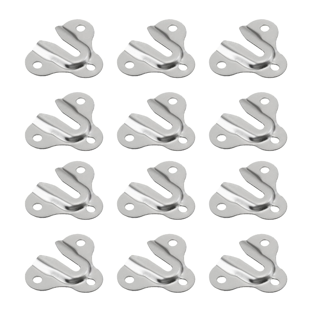 12 Pack Flush Mount Brackets Secure & Stylish Wall Fixings Stainless ...