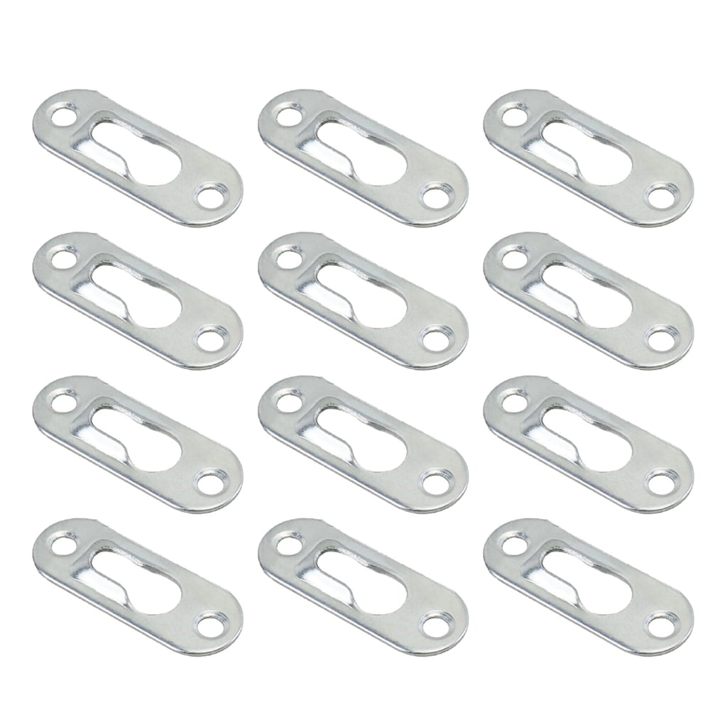 12 Pack Flush Mount Brackets Secure & Stylish Wall Fixings Stainless ...
