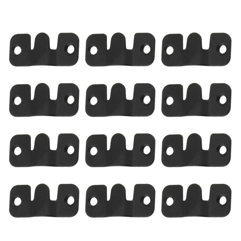 12 Pack Flush Mount Brackets Secure & Stylish Wall Fixings Stainless ...