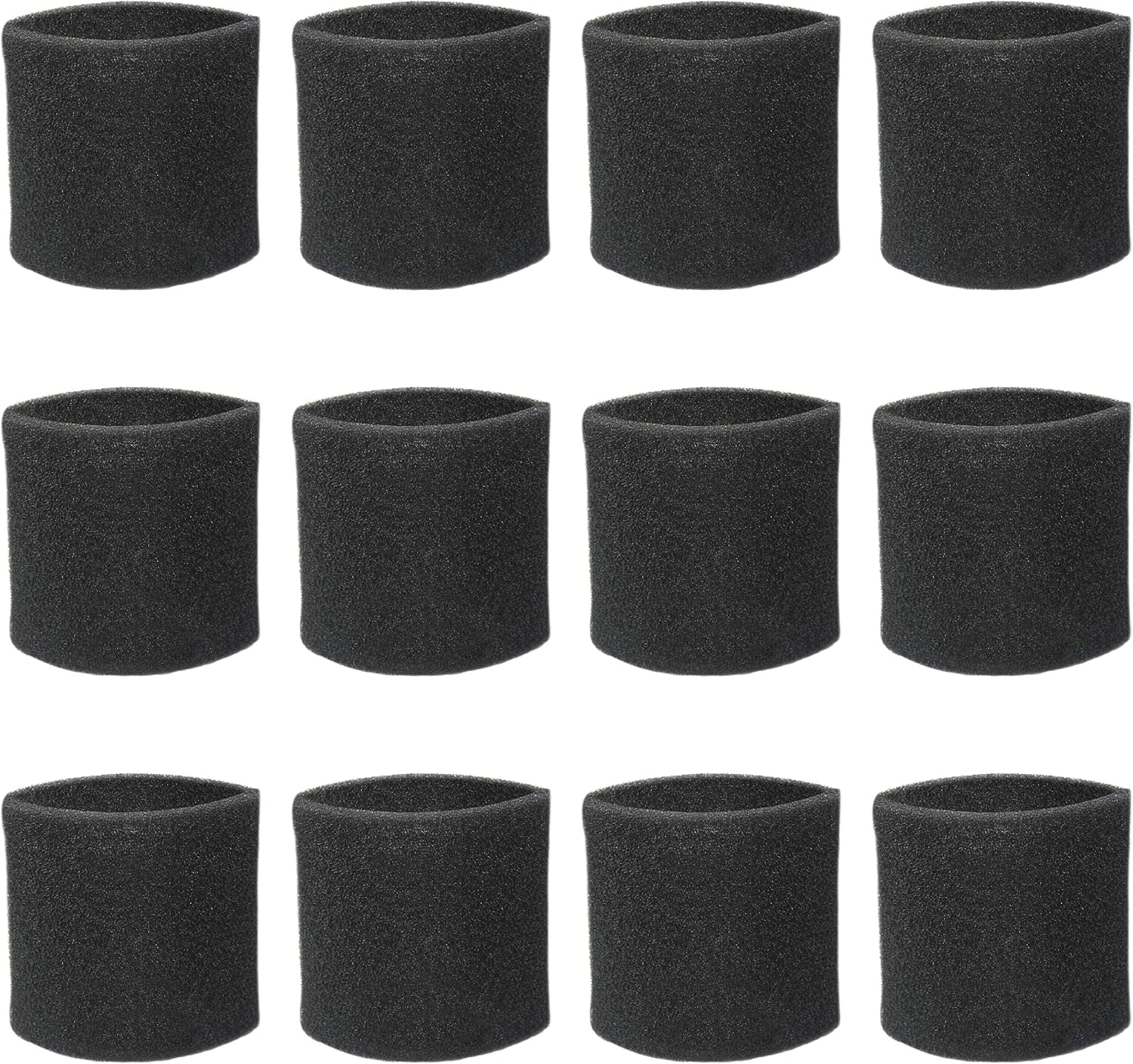 12-Pack Foam Filter for Wet Pick-up, VFF51 3701, Compatible with HART 5 ...